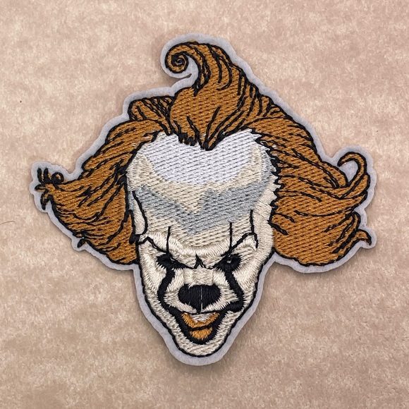 !it jeans | Accessories | It Pennywise Ironon Patch Accessory Horror Slasher Goth Clown | Poshmark
